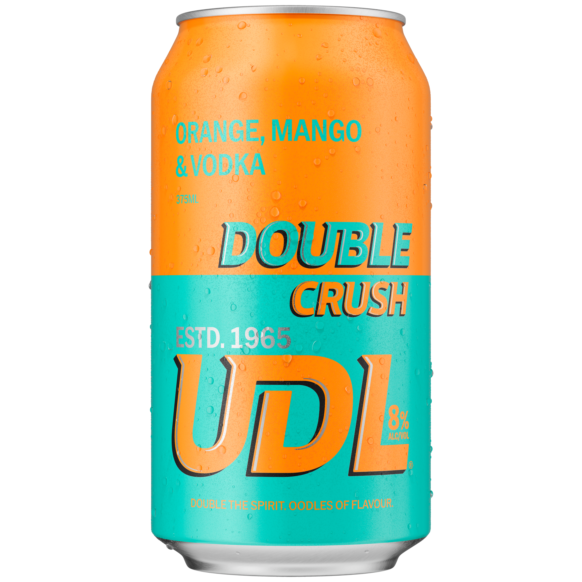 UDL Double Crush Orange, Mango & Vodka 8% Cans 375ml – Boozeit.com.au