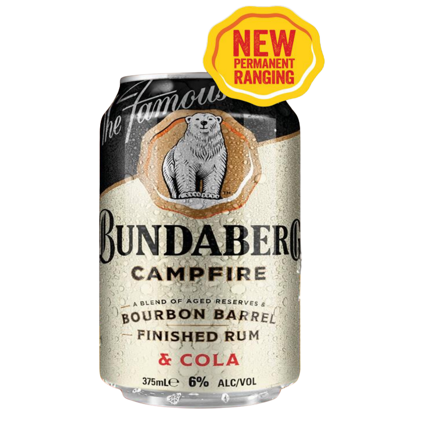 Bundaberg Campfire Bourbon Barrel Rum and Cola Cans 375ml – Boozeit.com.au