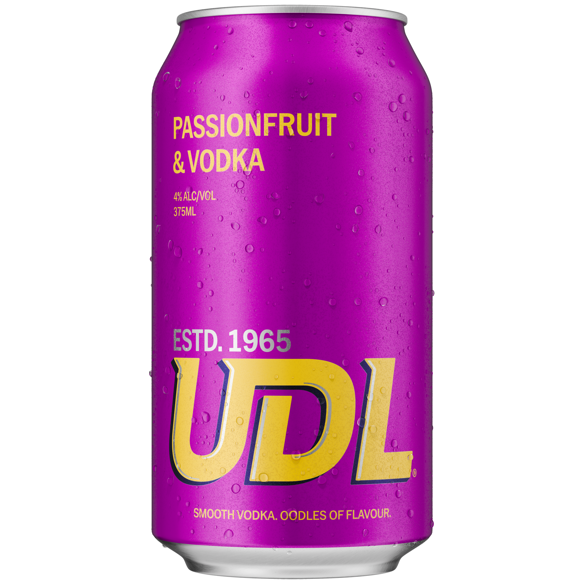 UDL Passionfruit & Vodka Cans 375ml – Boozeit.com.au