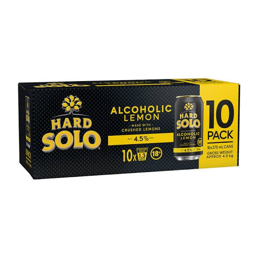 Hard Solo 10 Pack Can 375ml – Boozeit.com.au