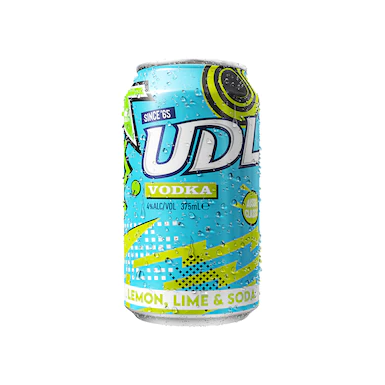 UDL Vodka Lemon Lime & Soda Cans 375ml – Boozeit.com.au