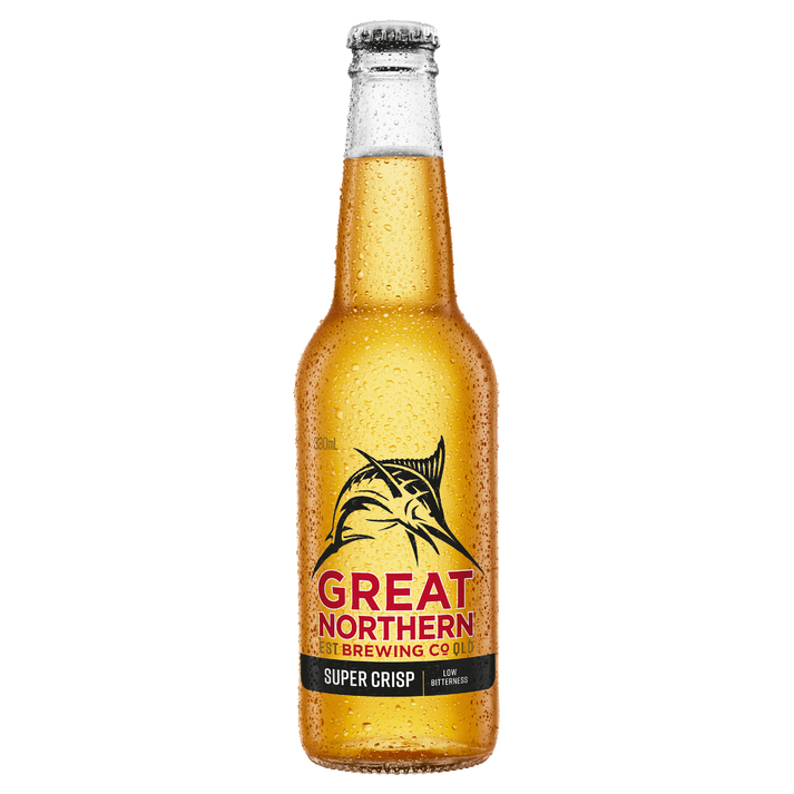 Great Northern Brewing Co. Super Crisp Lager Bottle 330ml – Boozeit.com.au